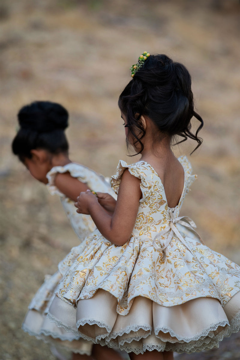 Glitzy Gleam Dress (Gold) – Dollcake AU